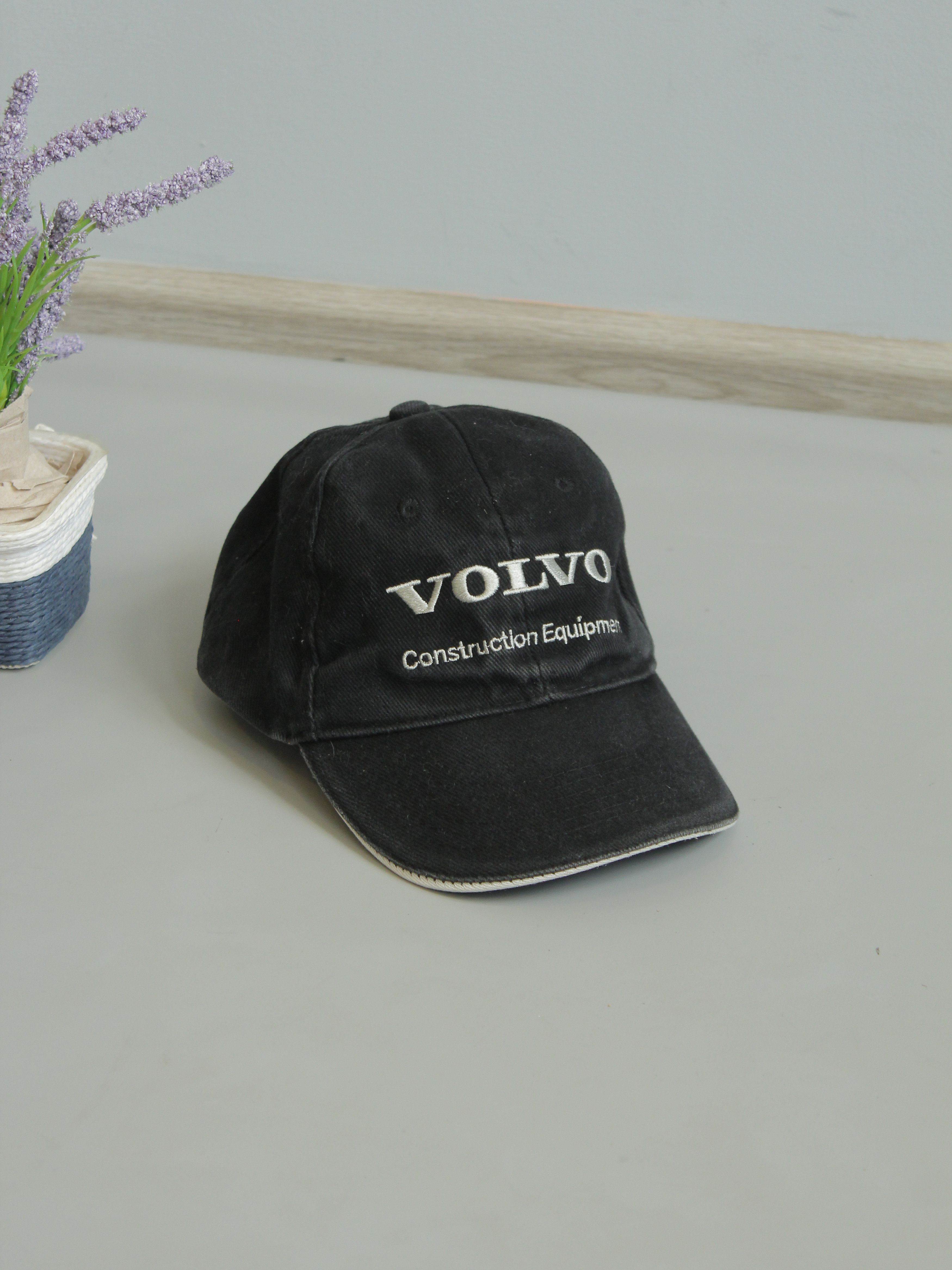 Other Volvo Logo Black Cap Hat with Back Stripe Vintage | Grailed