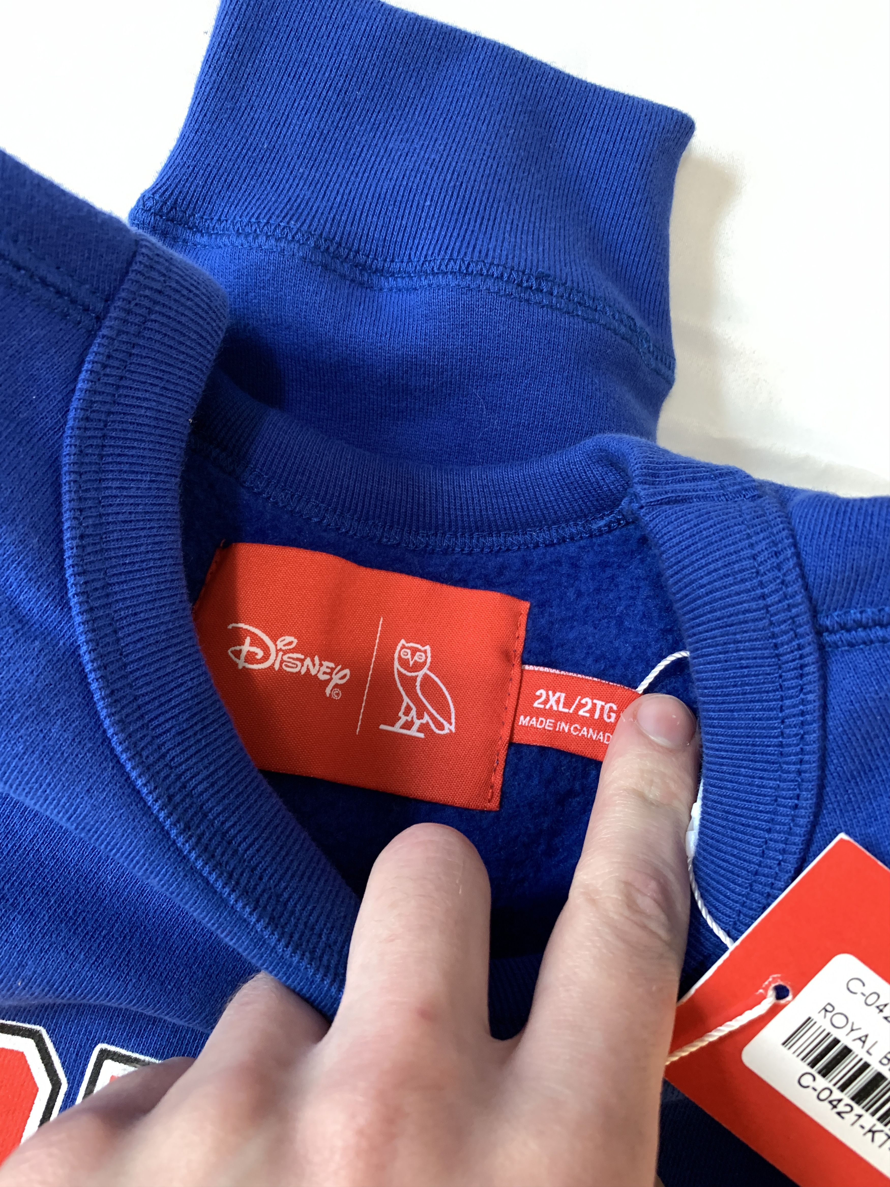 Disney OVO x Disney Dream Team Mickey Goofy & Donald Duck Crewneck ...