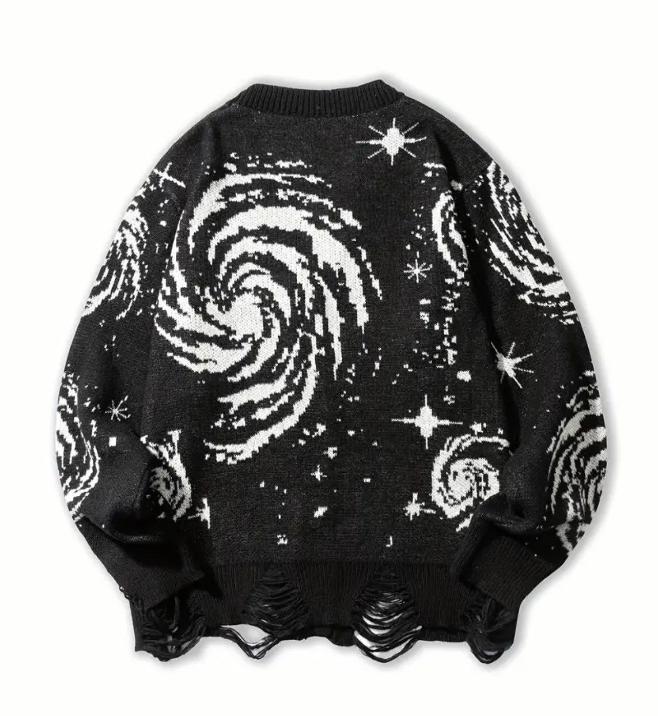 Streetwear × Vintage starry night knit cardigan | Grailed