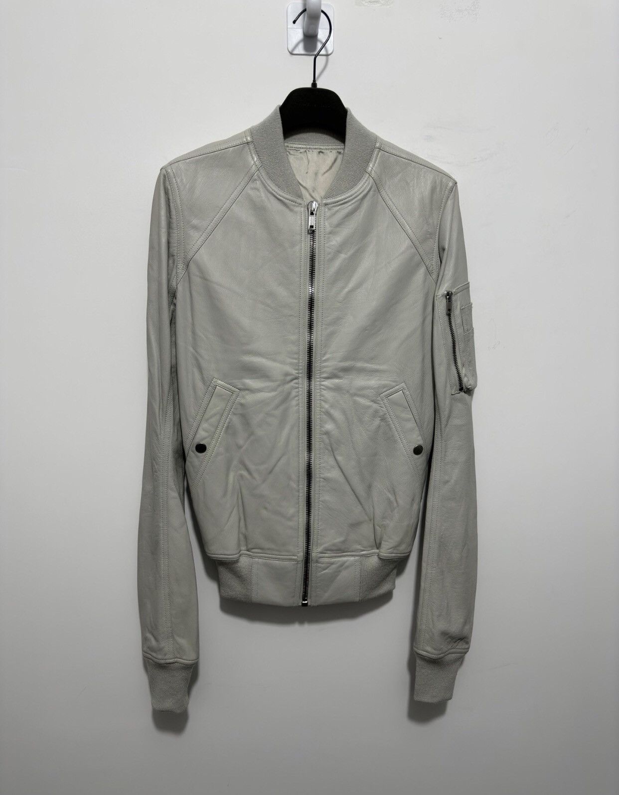 Rick Owens Rick owens sheepskin pilot leather jacket | Grailed