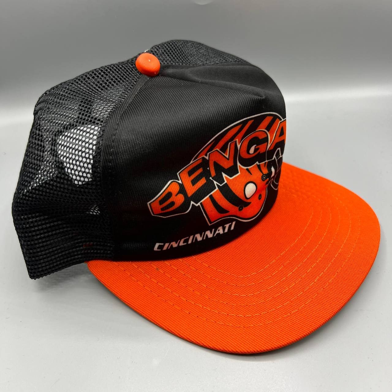 New Era Vintage Cincinnati Bengals Trucker Hat Men Snap Back Cap | Grailed