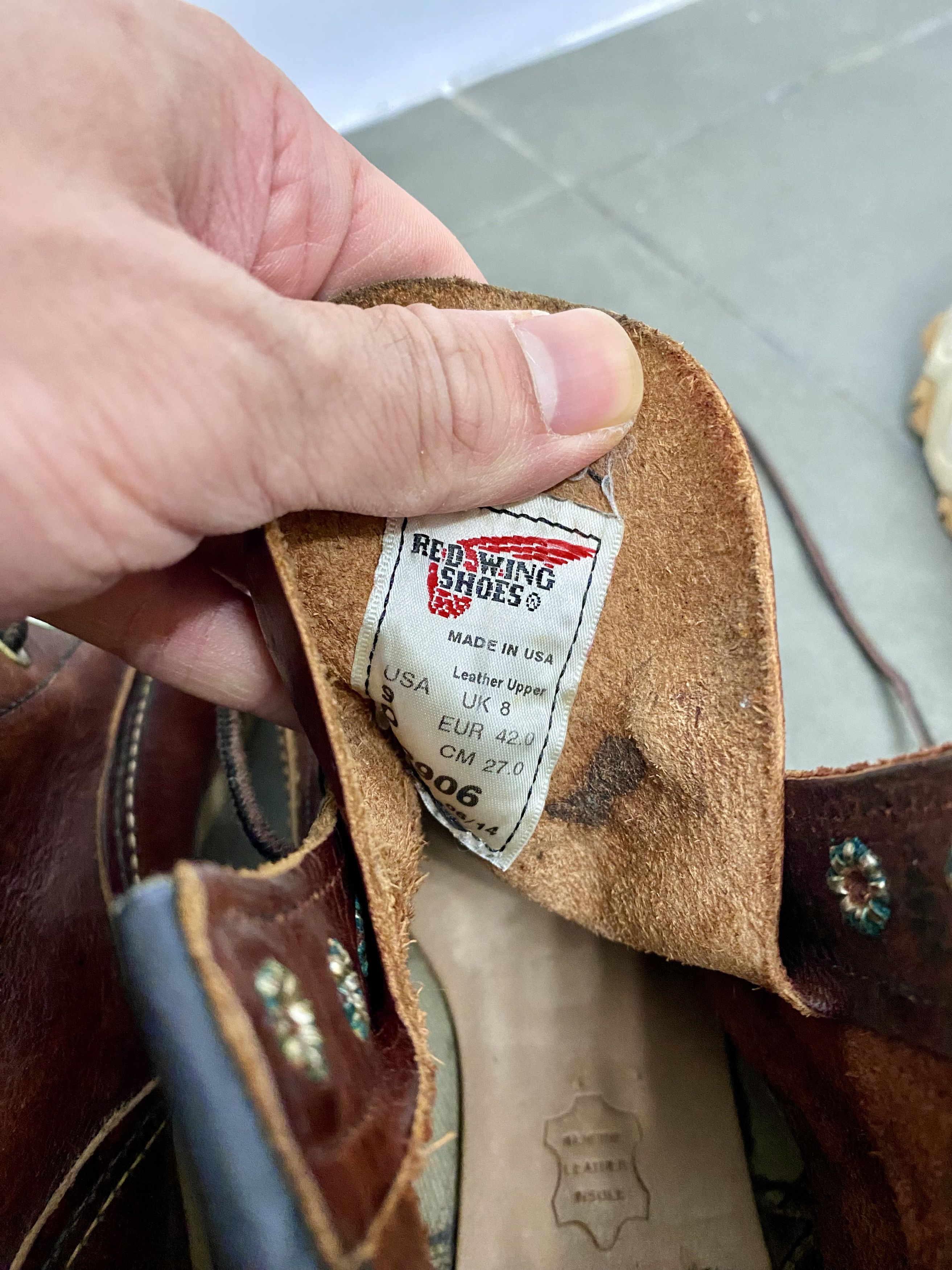 Red Wing Red Wing Vintage 2906 made in US. US9D | Grailed
