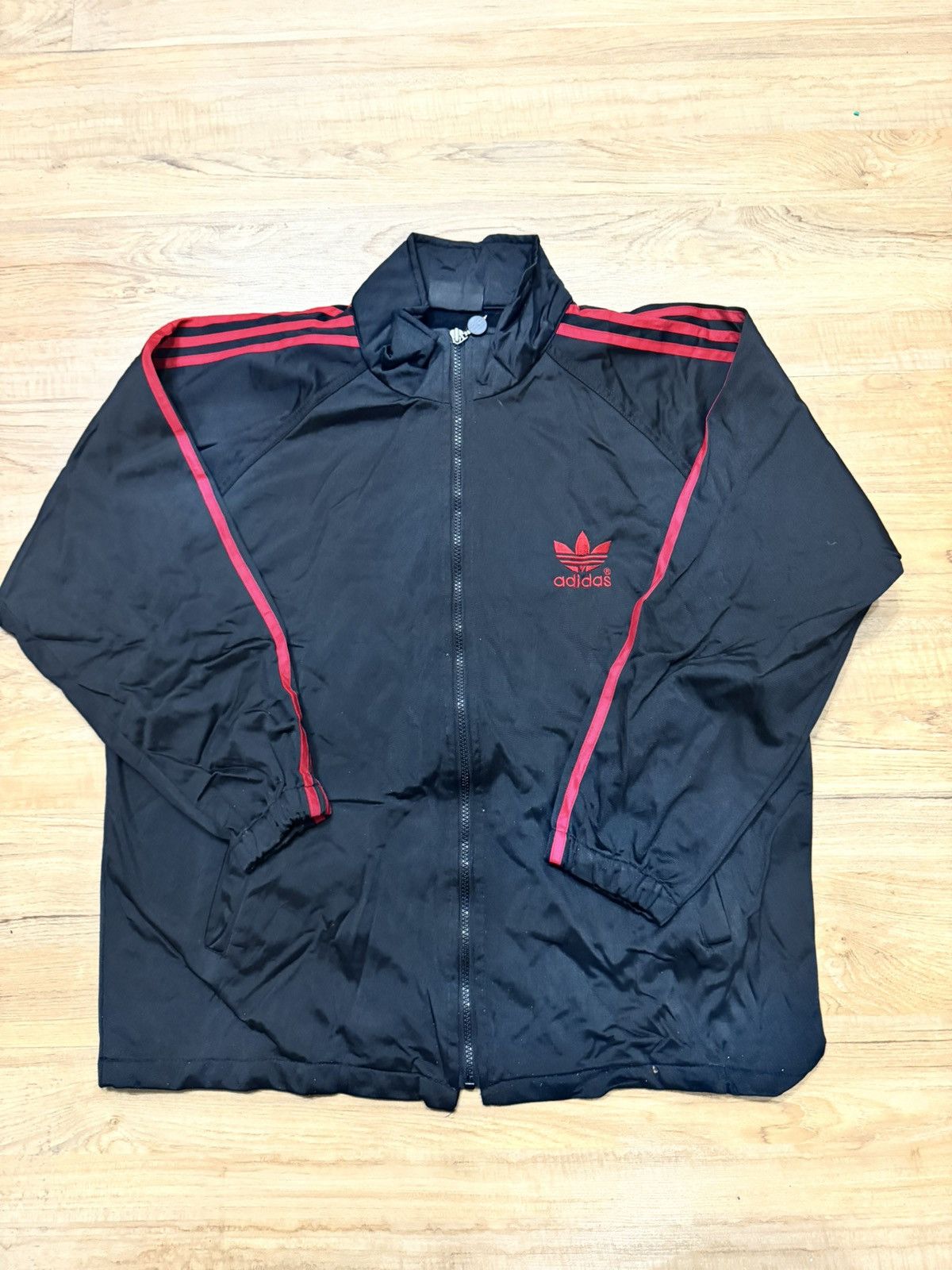 Vintage VINTAGE EMBROIDERY LOGO ADIDAS TRACKTOP | Grailed