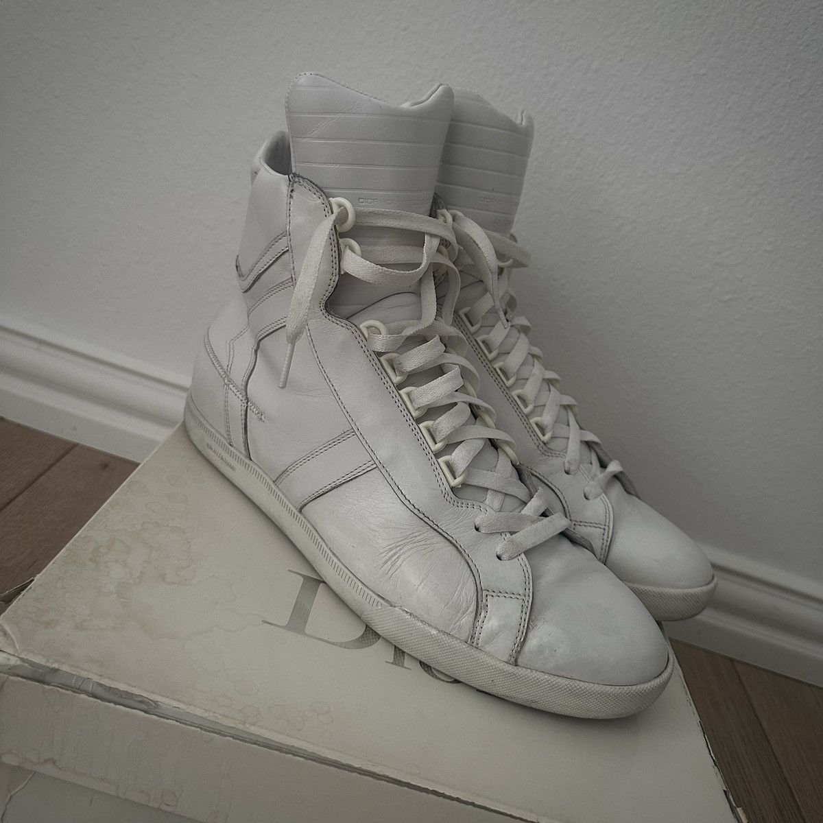 Dior × Hedi Slimane Dior Homme by Hedi Slimane SS04 Strip Sneaker | Grailed