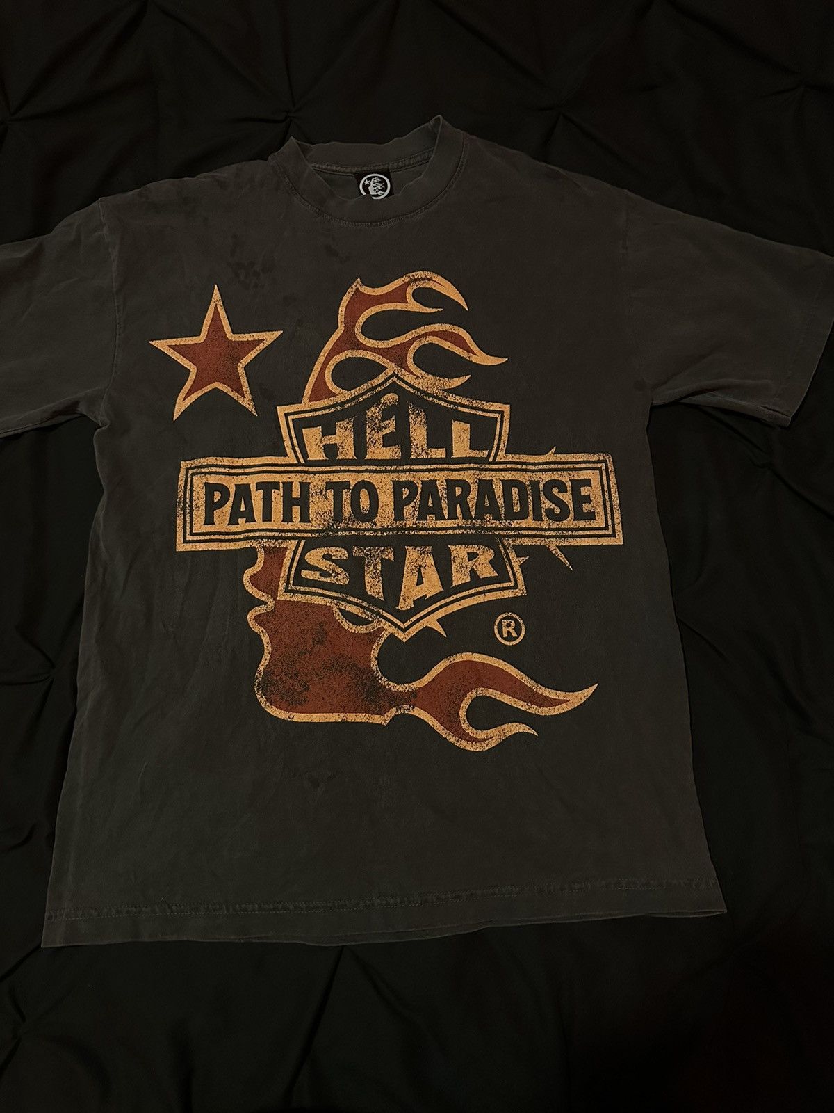 HELLSTAR Hellstar biker tee | Grailed