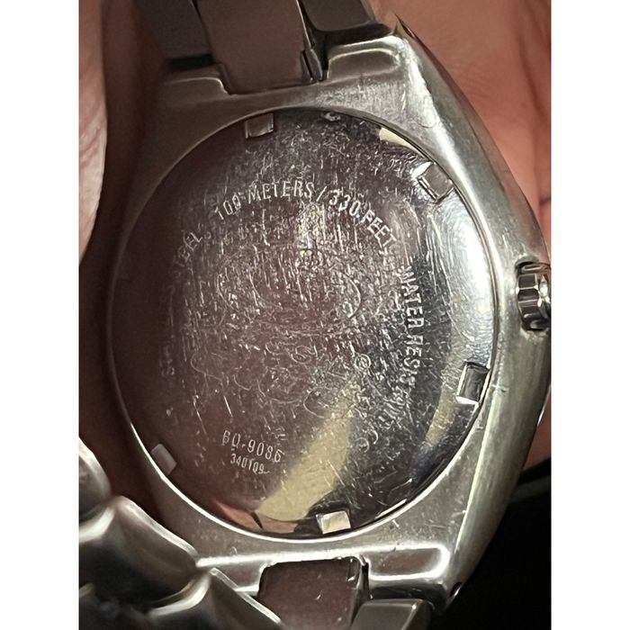 Fossil Fossil Vintage BQ-9067 Men's Watch Blue Analog Dial Day Date ...