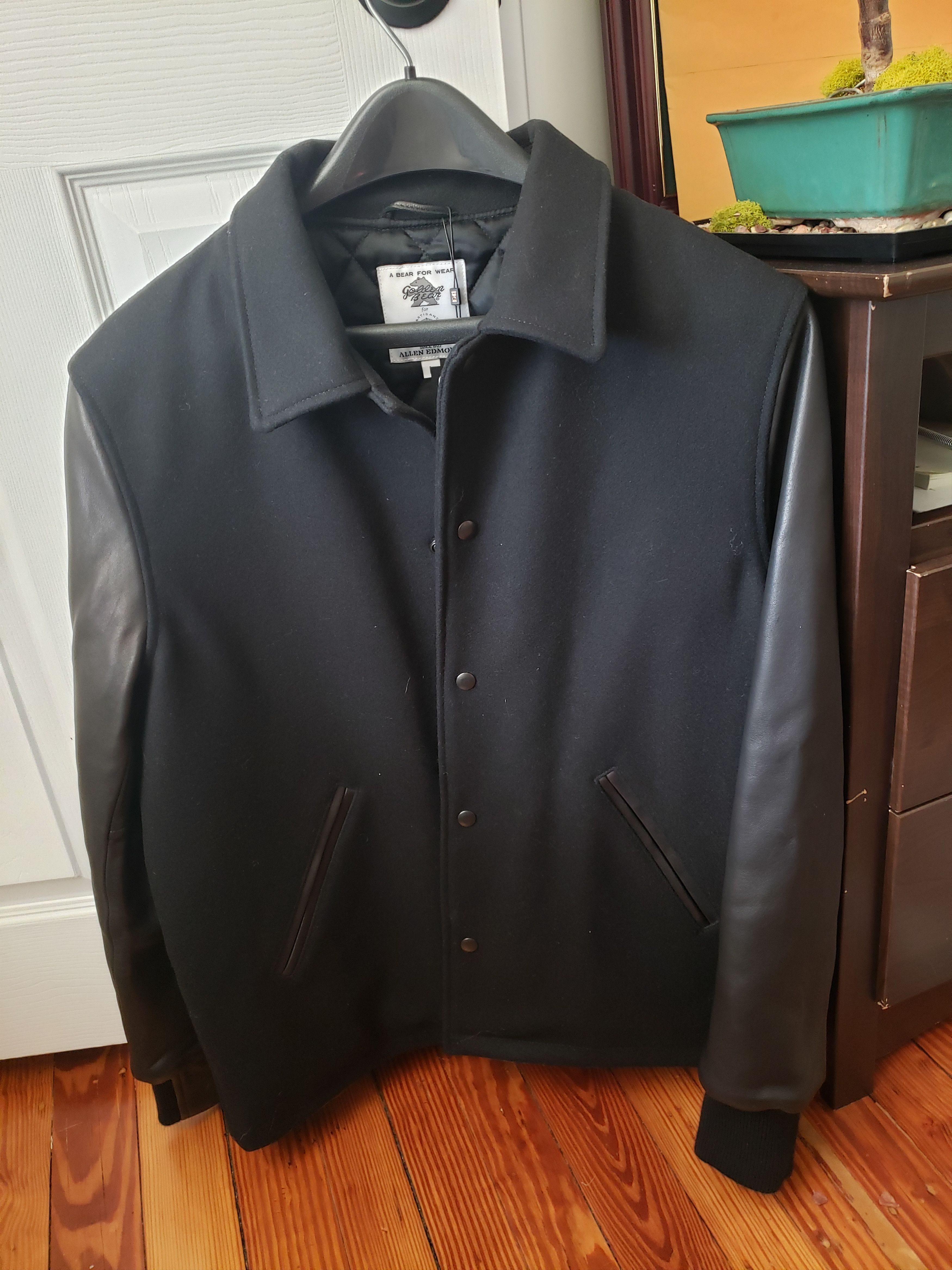 Allen Edmonds × Golden Bear NEW Golden Bear leather coaches jacket sz ...