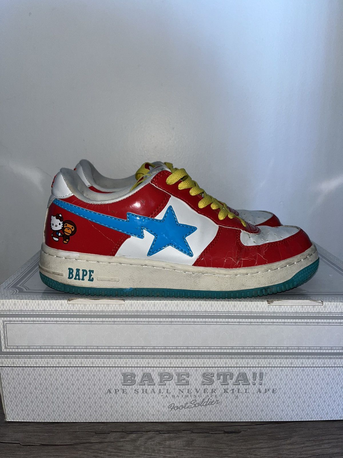 Bape Baby Milo x Hello Kitty Bapesta | Grailed