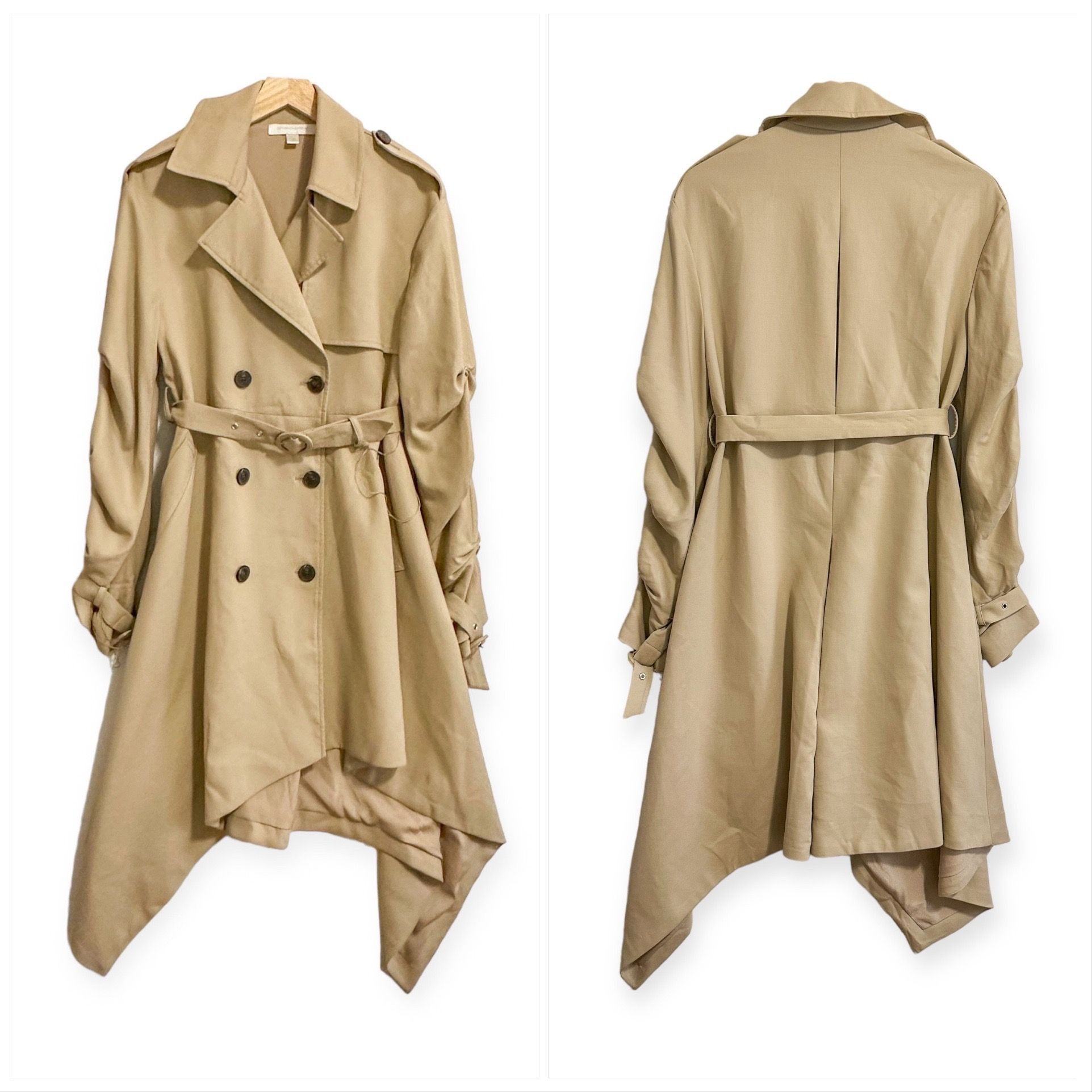 Jonathan Simkhai Jonathan Simkhai Asymmetric Cotton-twill Trench Coat ...