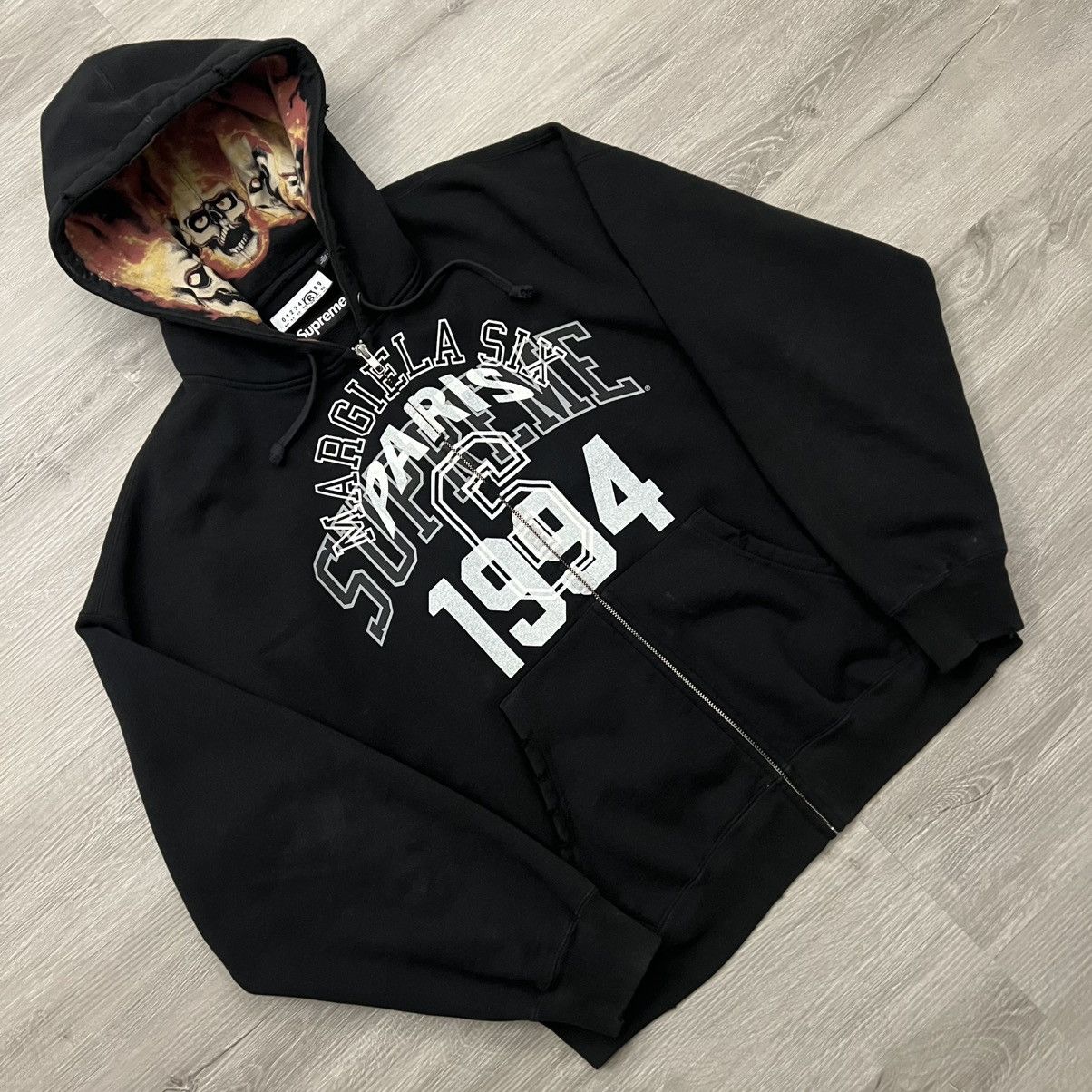 Maison Margiela × Supreme Supreme MM6 Maison Margiela Zip Up Hoodie ...