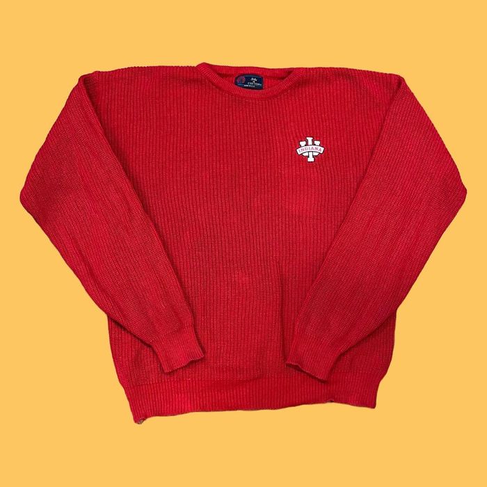 Vintage Vintage 90s University of Indiana Knit Sweater | Grailed