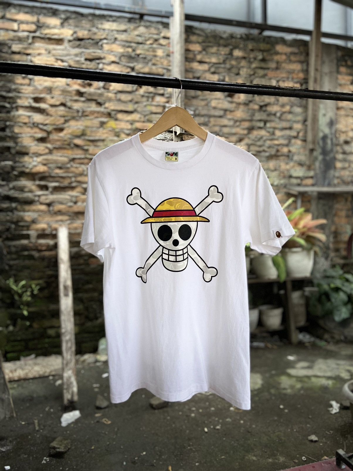 Bape BAPE x ONE PIECE JOLLY ROGER TEE | Grailed