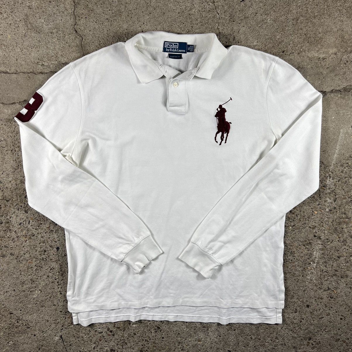 Polo Ralph Lauren × Ralph Lauren × Vintage RARE Chief Keef style Polo Ralph Lauren drill polo ...
