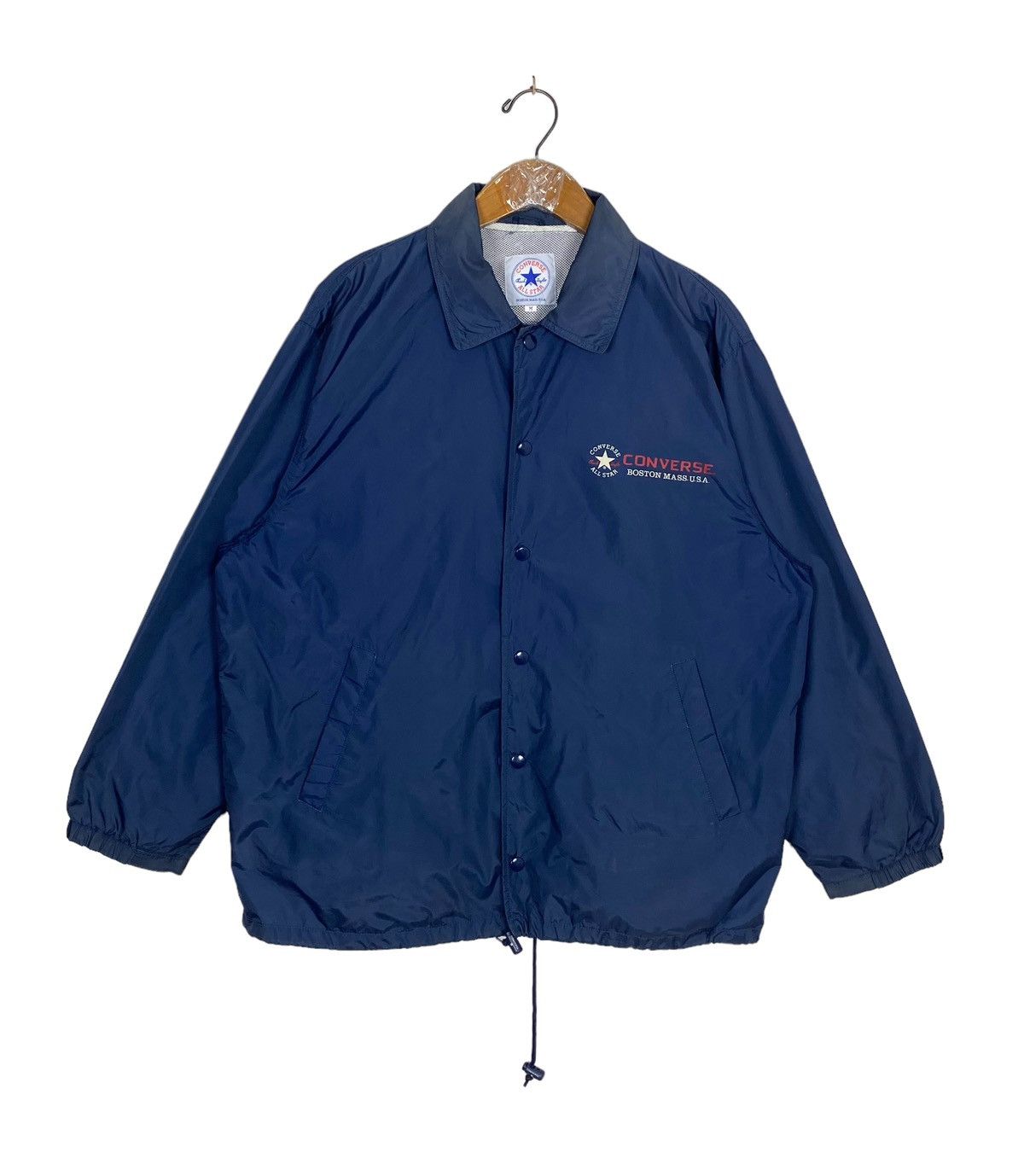 Converse Rare‼️ Vintage Converse Coach Jacket Scovill Button | Grailed