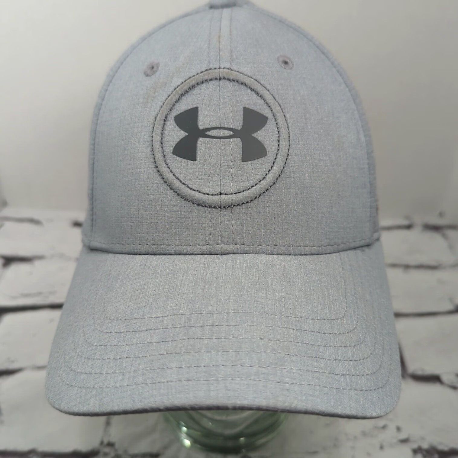 Under Armour Fitted Gray Ball Cap Hat for Large to Extra Large Heads by ...