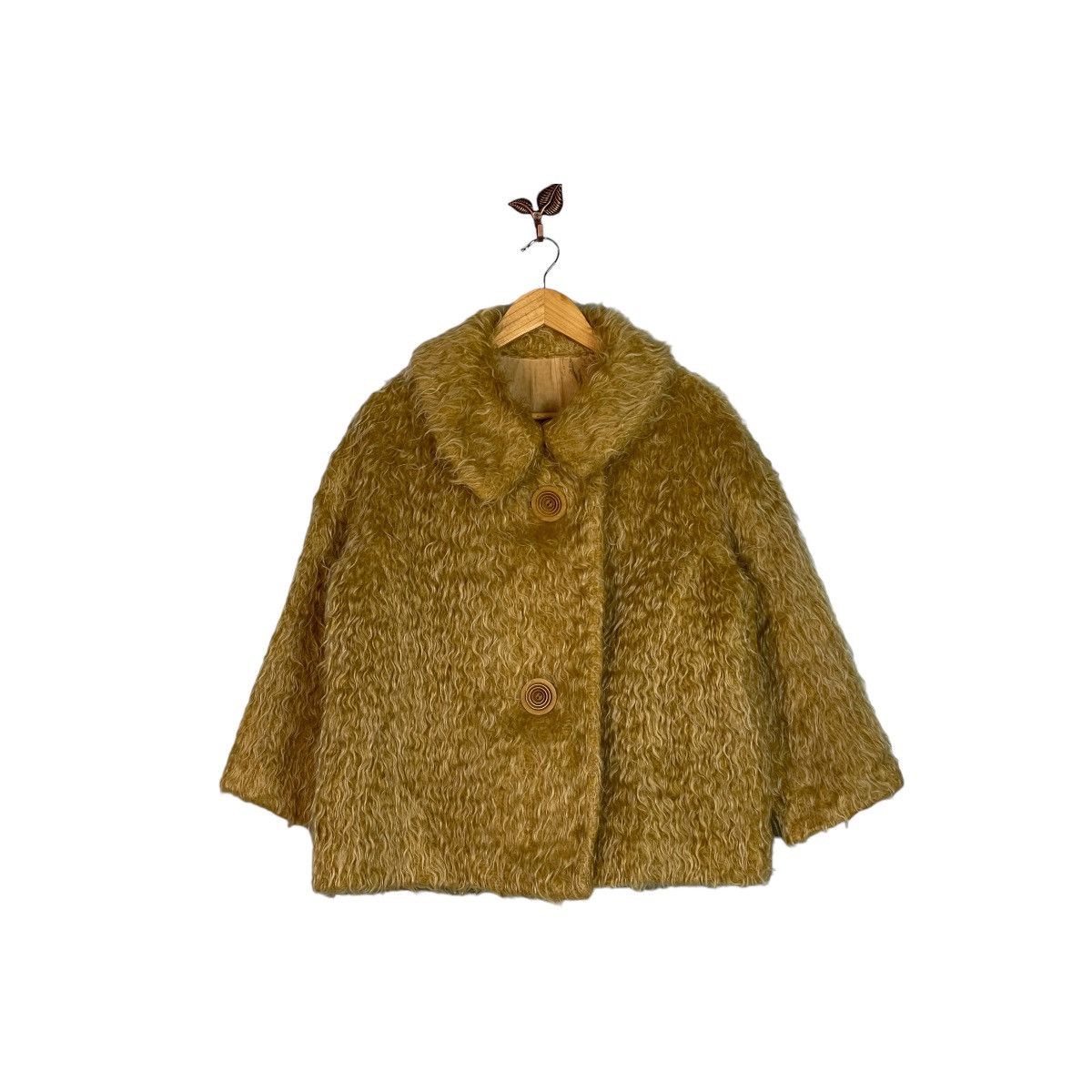Japanese Brand × Luxury × Mink Fur Coat Japanese Mohair Heavy Coat ...