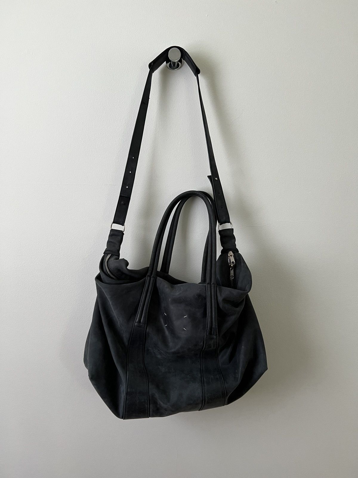 Maison Margiela Leather Weekender Duffle Bag | Grailed