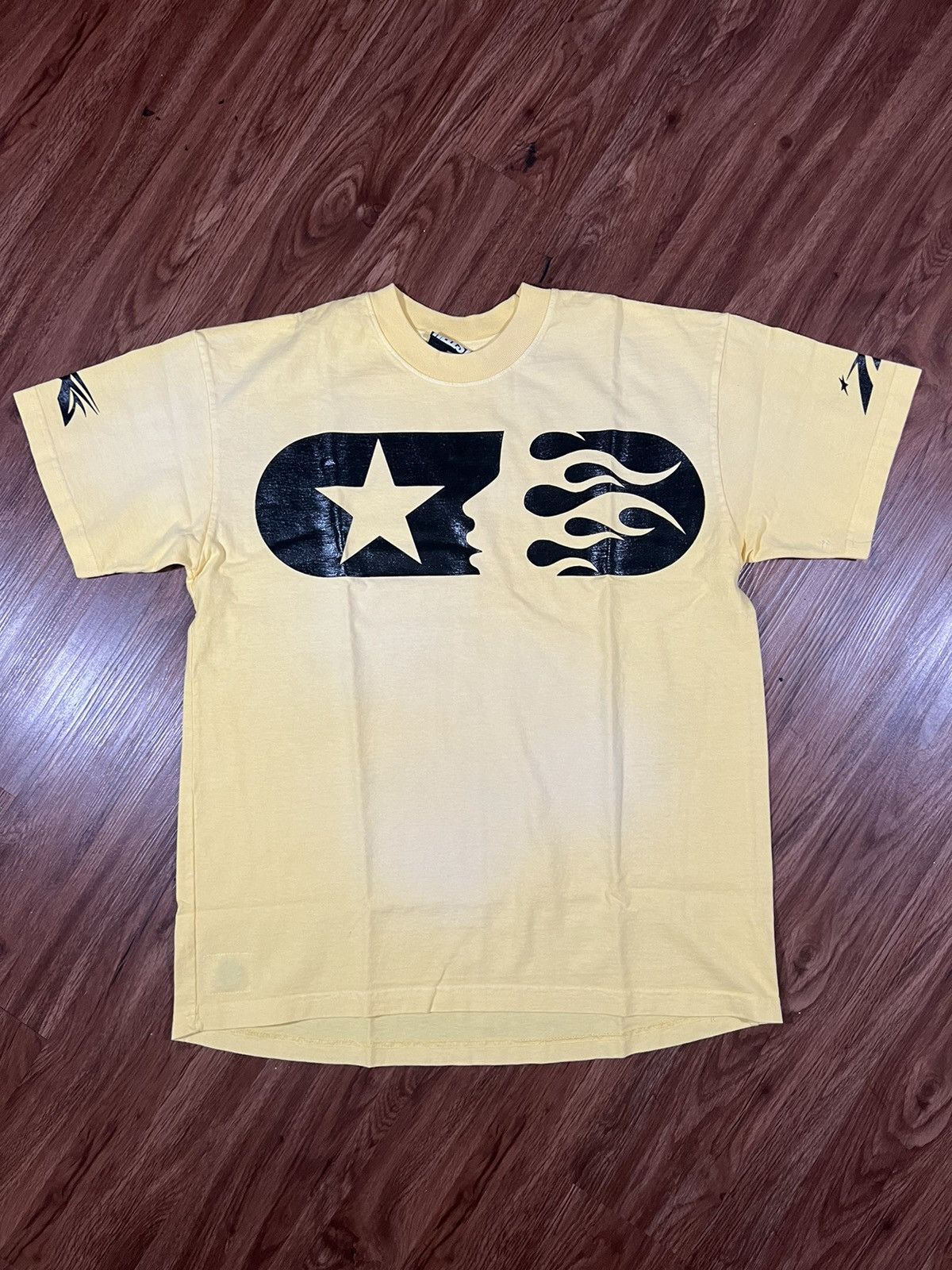 Designer × HELLSTAR × Streetwear Hellstar Marathon Shirt yellow | Grailed