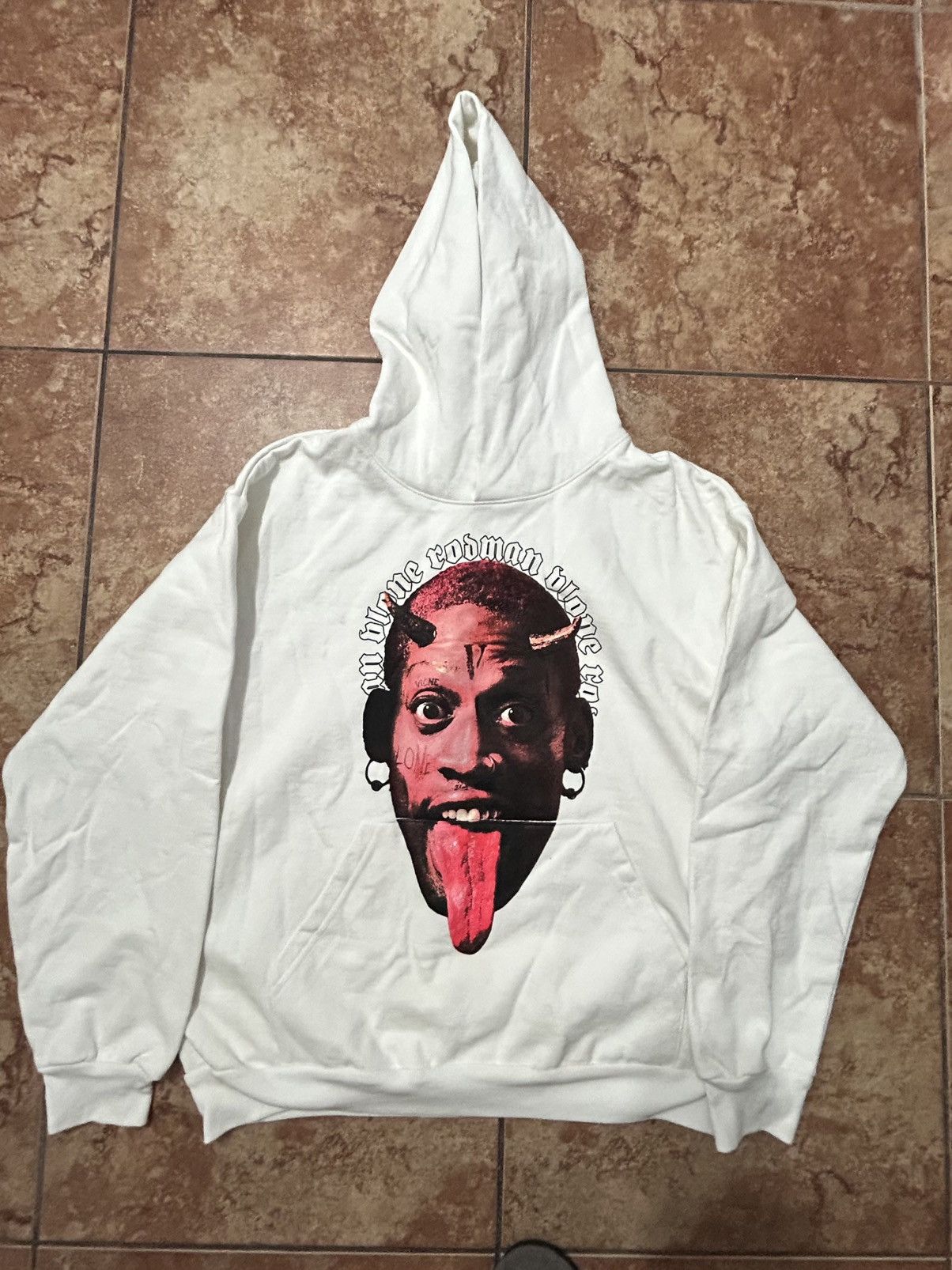 Vlone VLONE Dennis Rodman hoodie size Large Brand new! | Grailed