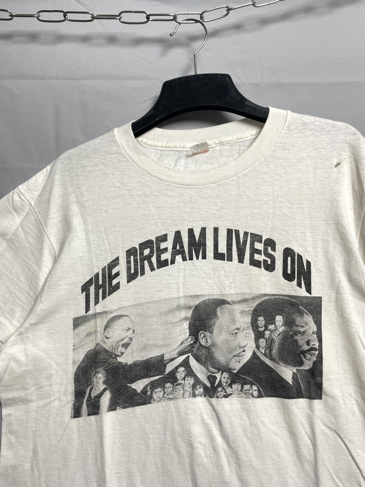 Hanes × Vintage Vintage 80's The Dream Lives On Martin Luther King Vtg ...