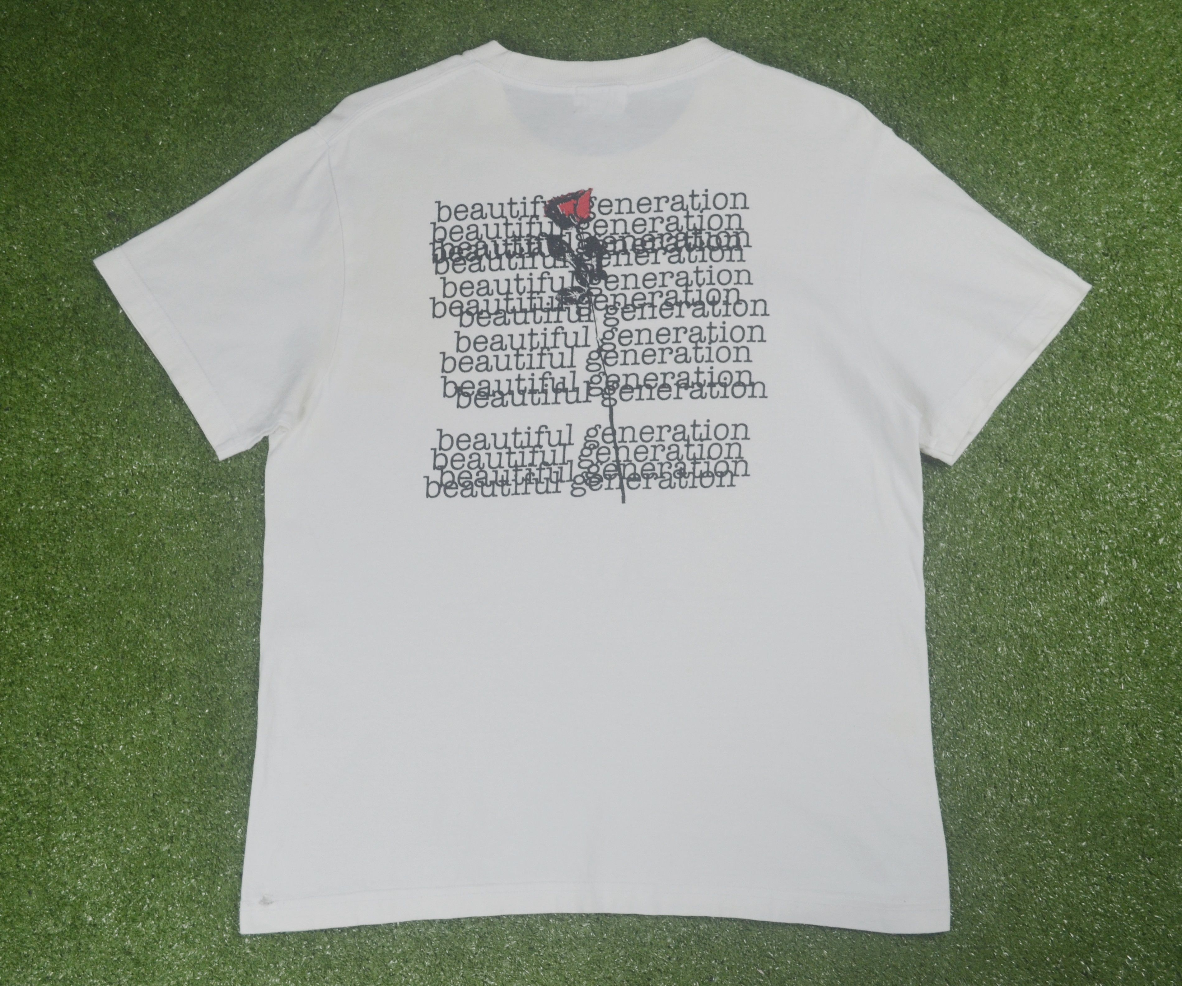 Number (N)ine Number Nine Beautiful Generation White T-shirt | Grailed