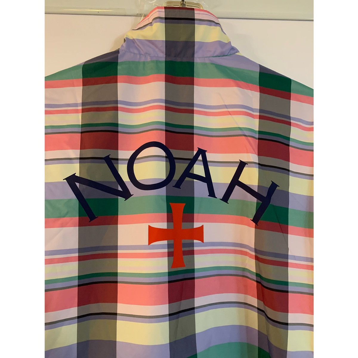 Adidas NOAH X ADIDAS LOGO PLAID TECH TRACK JACKET | Grailed