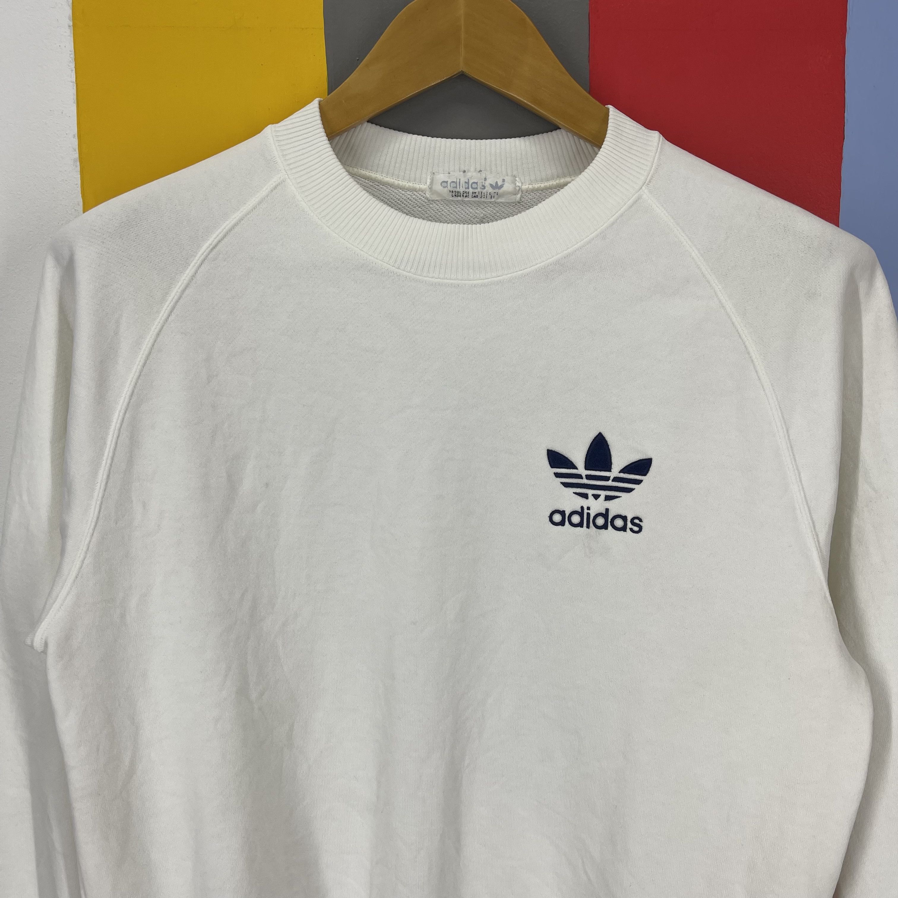 Adidas × Descente × Vintage Vintage ADIDAS Crew Neck Sweatshirt #2037/ ...