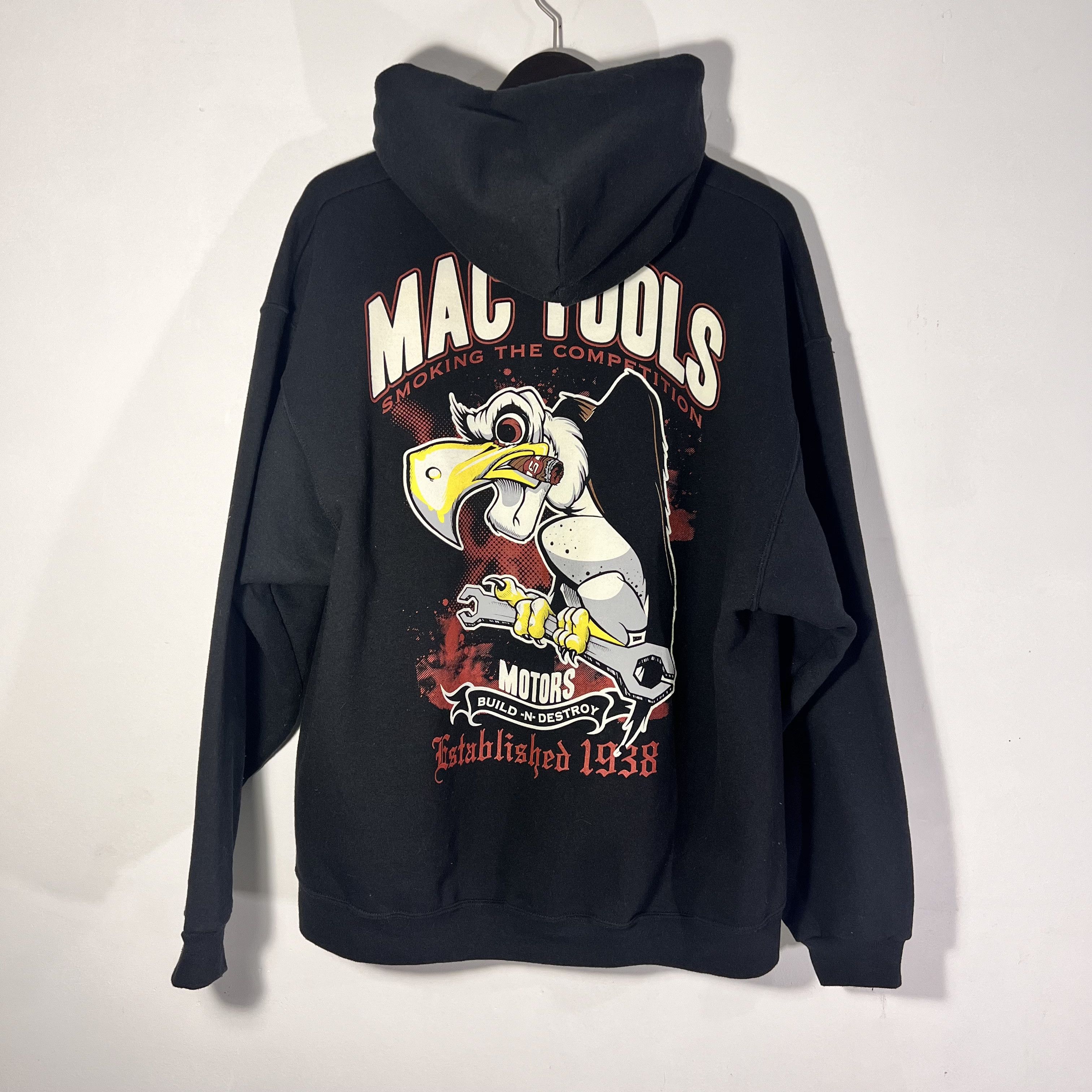 Vintage Mac Tools Motors Smoking the Competition Black Zip Up Hoodie ...
