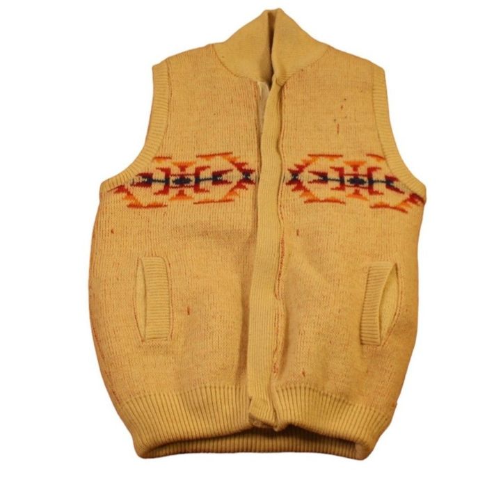 Pendleton Vintage Pendleton Virgin Wool Vest Full Zipped Size XL Beige ...