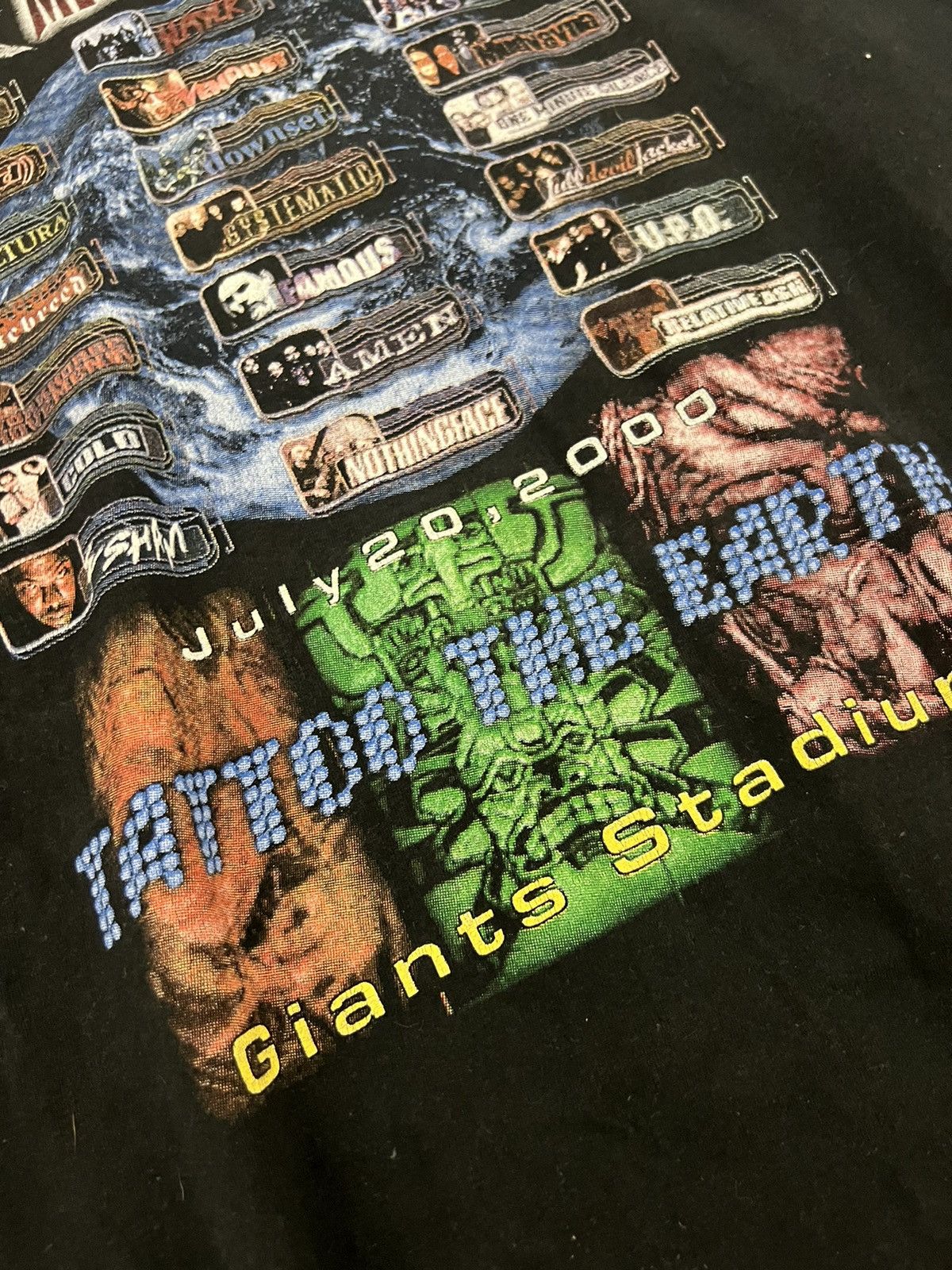 Vintage Vintage 2000s METALLICA Faded Band Tour T Shirt | Grailed