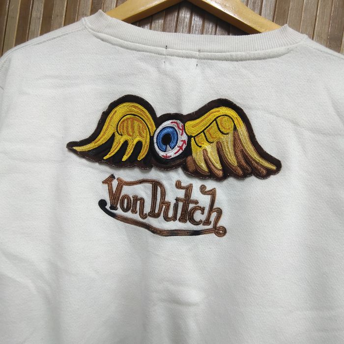Designer Von Dutch Flying EyeBall Sweatshirt | Grailed