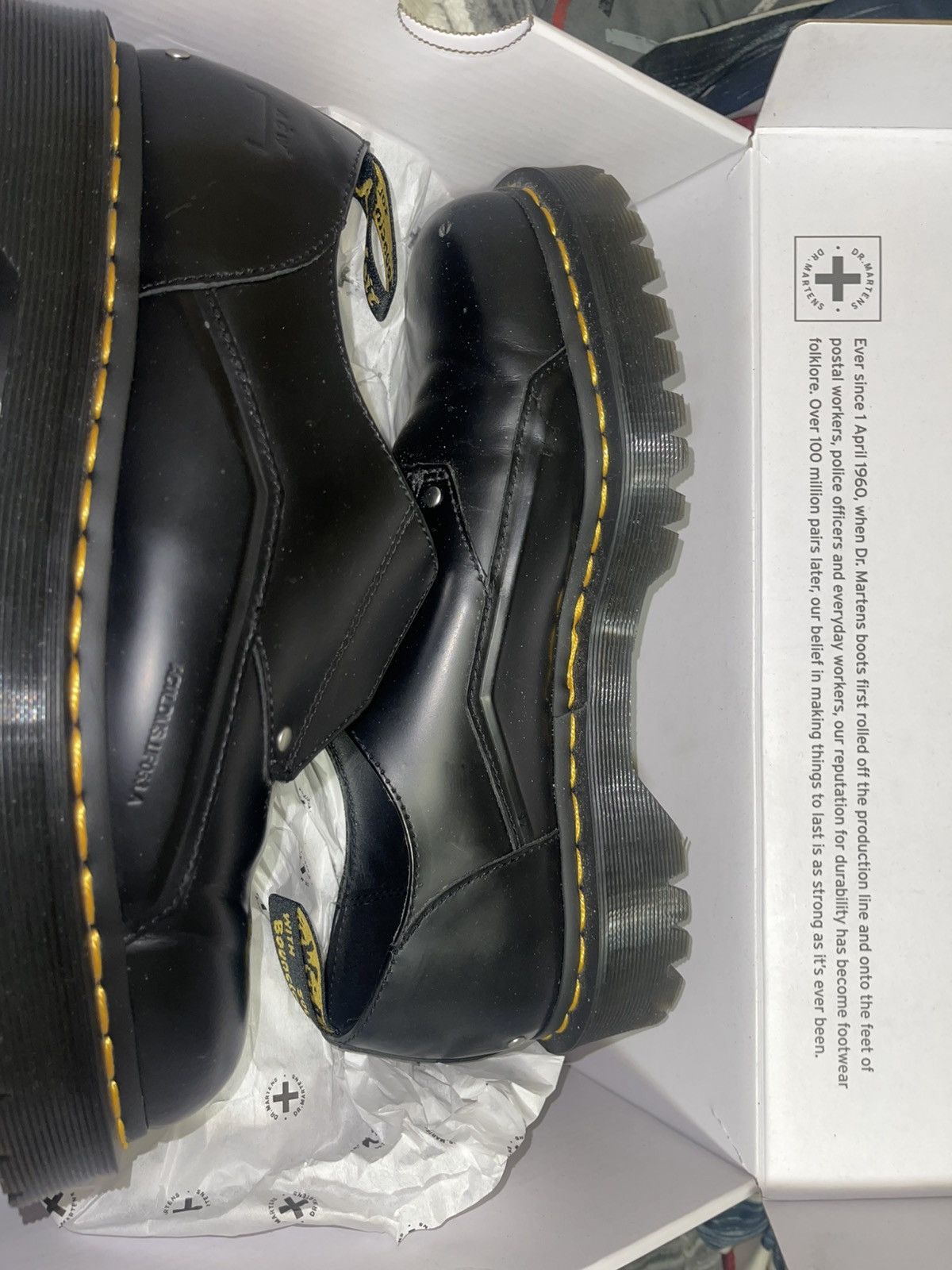 A-COLD-WALL* × Dr. Martens 1461 BEX ACW DR MARTENS | Grailed