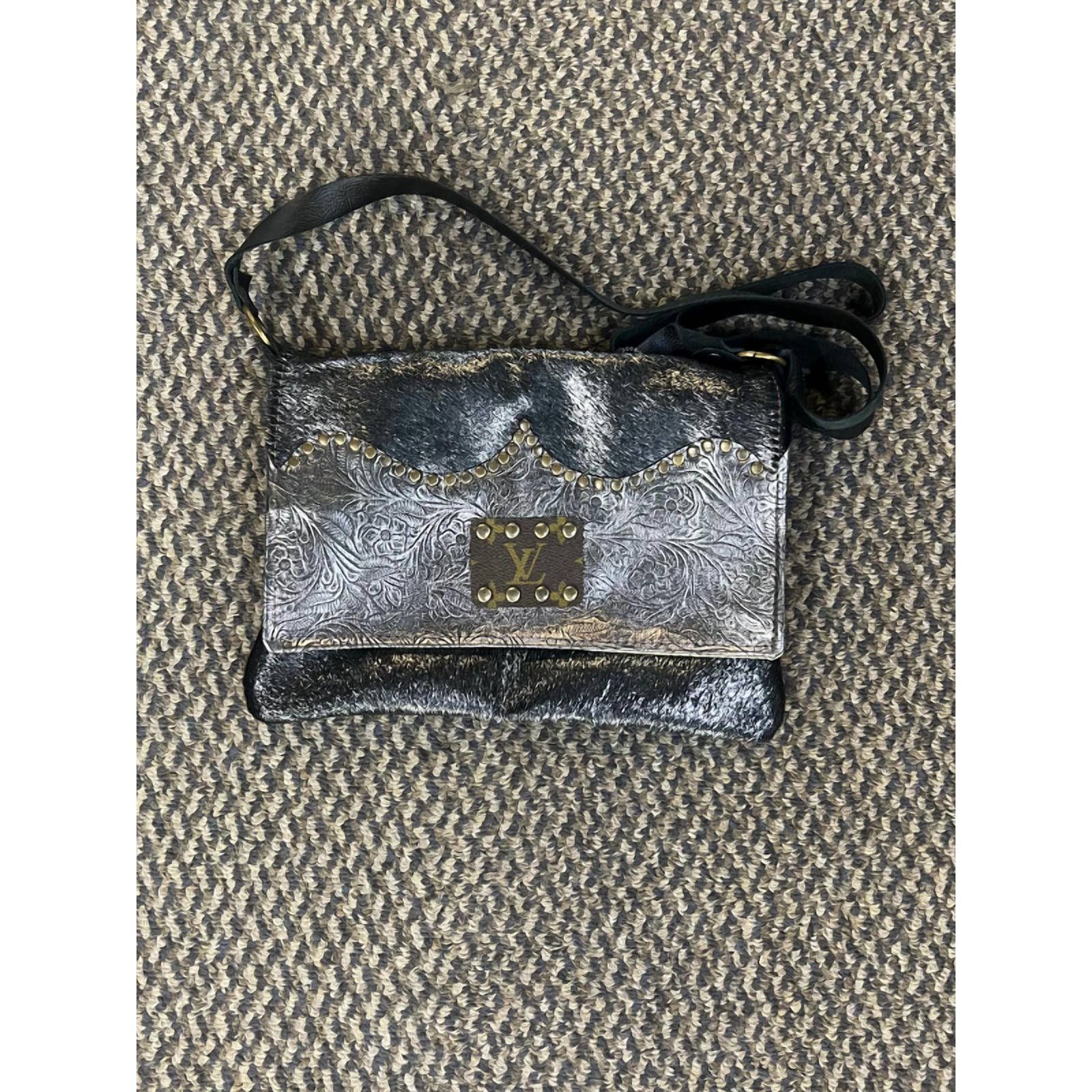 Designer KEEP IT GYPSY Upcycled Purse In Gunmetal Grey | Grailed