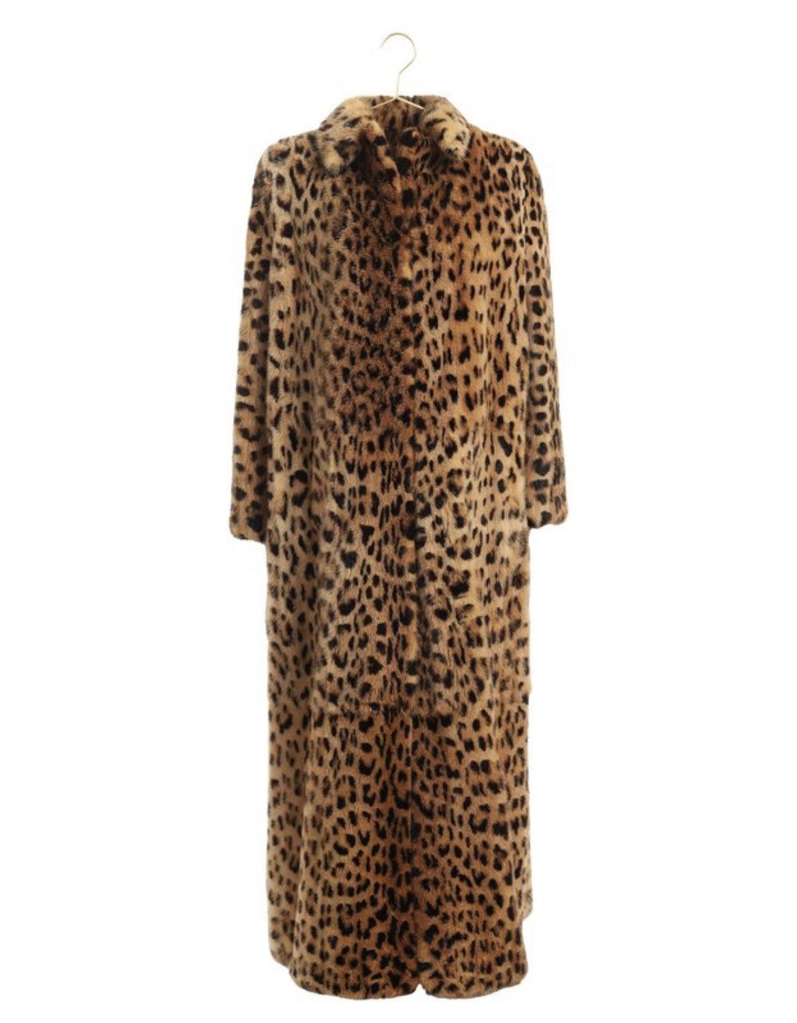 Prada Prada Leopard Print Effect Fur Mink Lining Silk Coat | Grailed