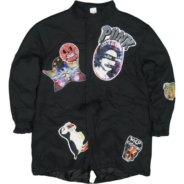 Other Punk Rock Streetwear Hip Hop Patches Parka Coat Jacket | Grailed