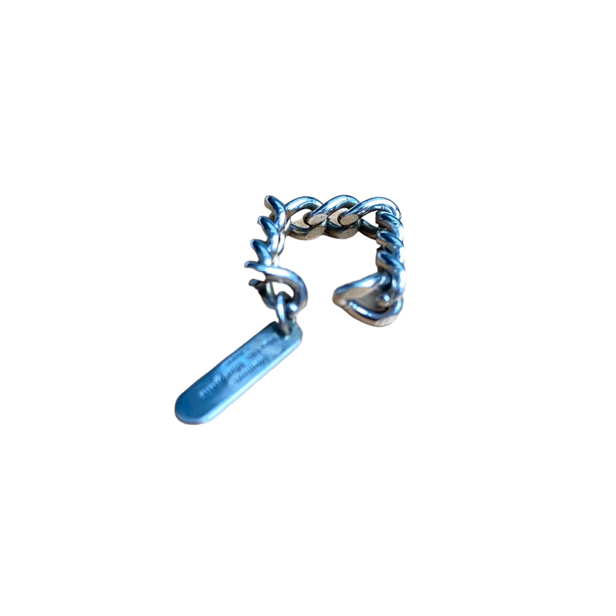 Maison Margiela Sterling Silver Square Chain Ring | Grailed