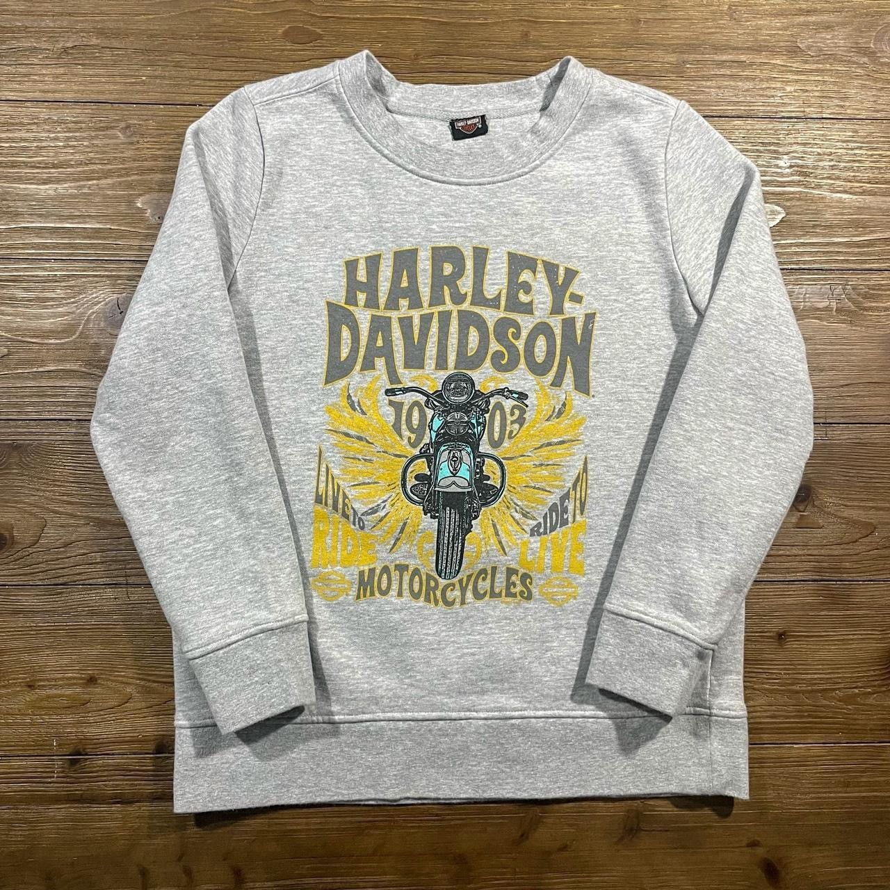 Harley Davidson × Streetwear Harley Davidson Hippie Motorcycle Crewneck ...