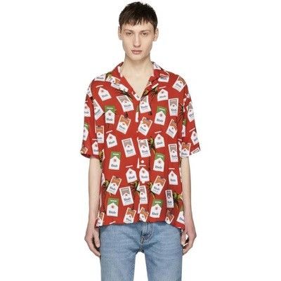 Rhude Rhude Marlboro Cigarette Camp Collar Shirt Size Medium | Grailed