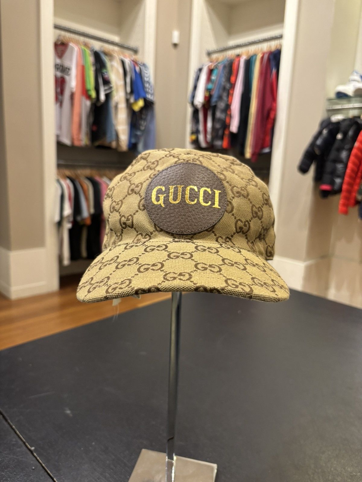 Gucci Gucci GG Monogram Strap Back Hat Beige | Grailed
