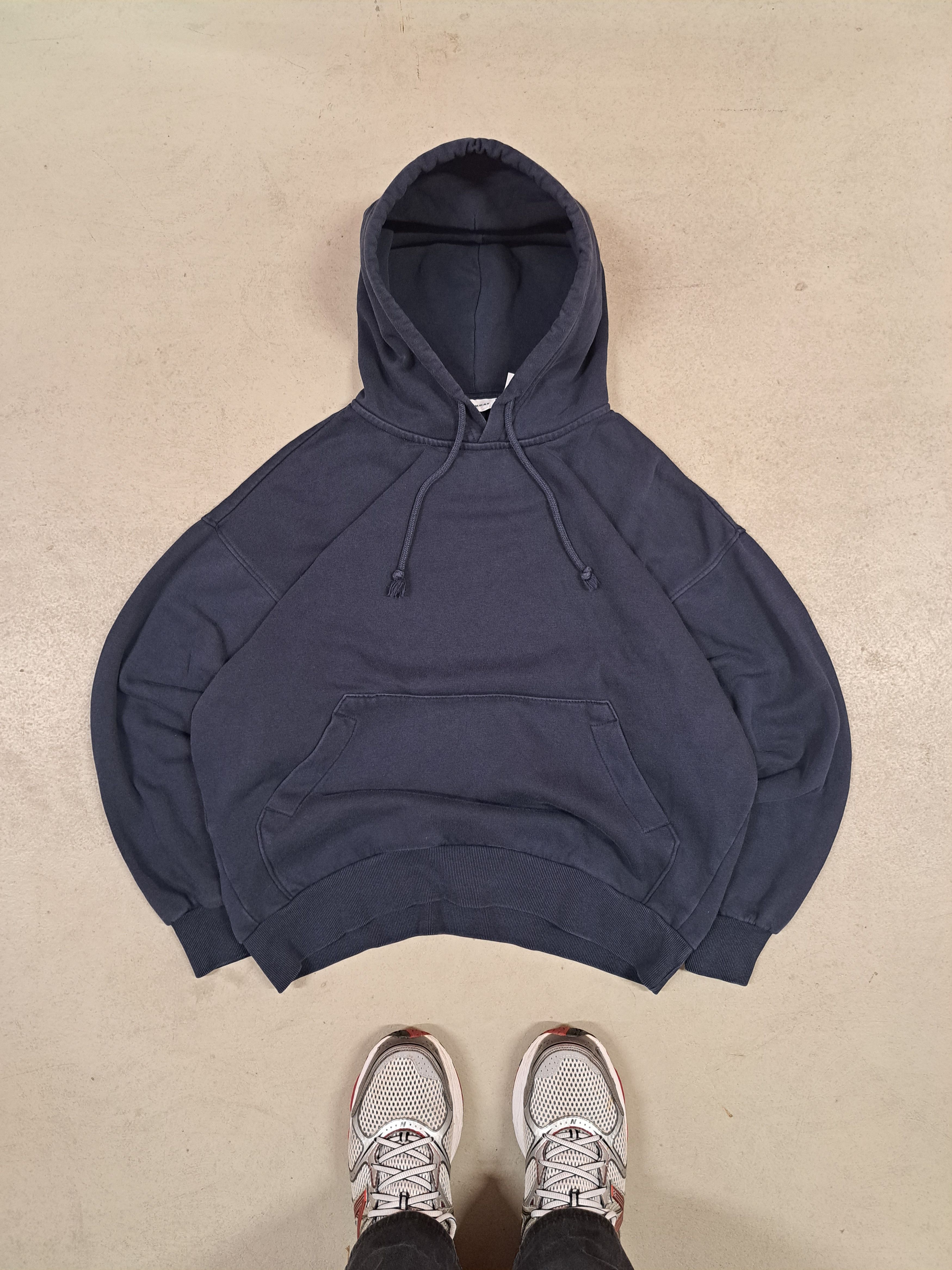 Weekday Weekday 1:1 Boxy Fit Oversized Hoodie Blank Basic Kanye | Grailed