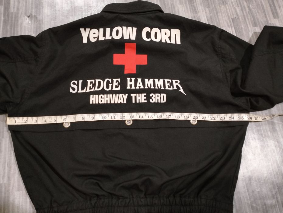Japanese Brand Vintage Yellow Corn jacket Motorsports jacket | Grailed