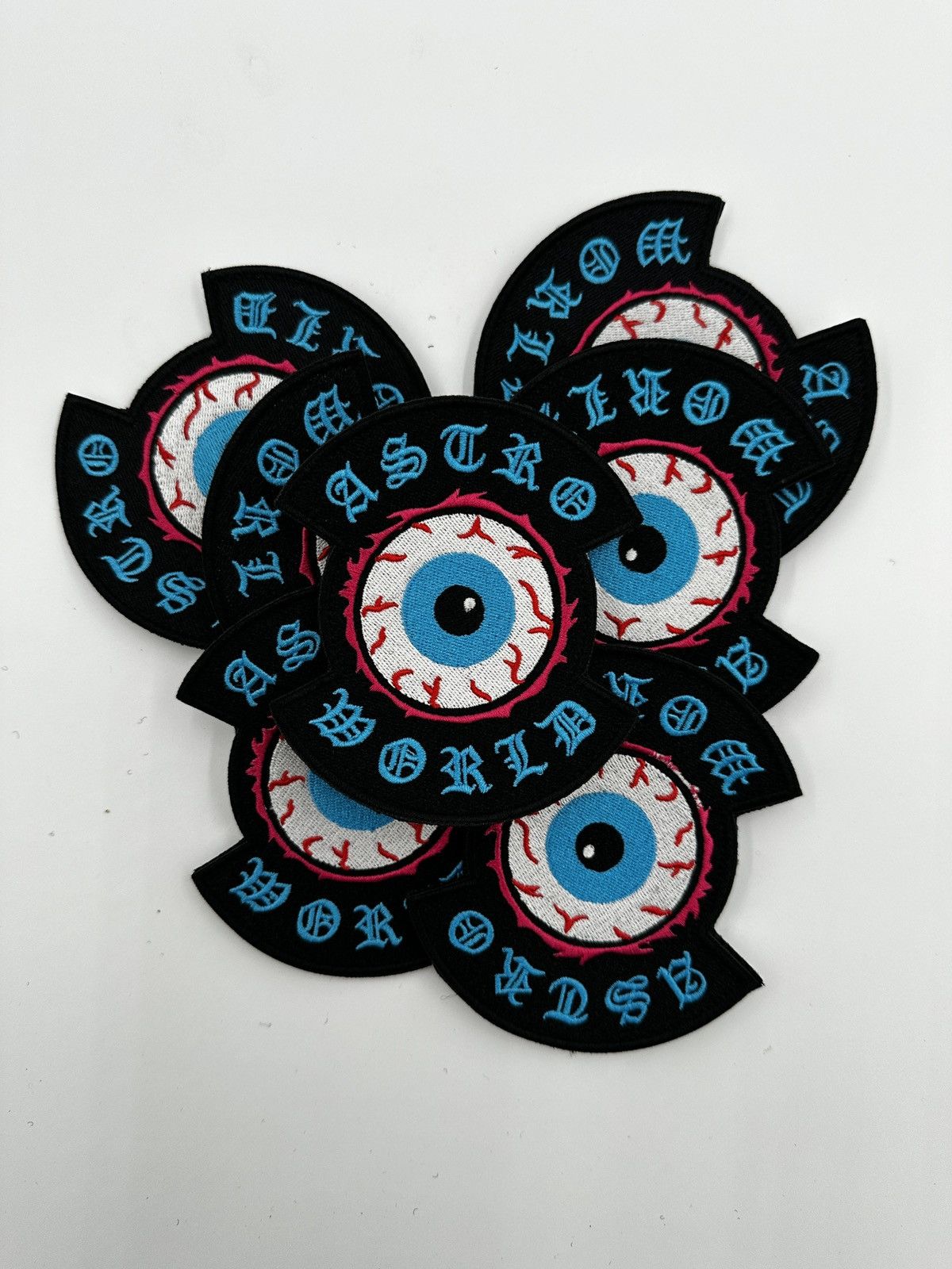 Travis Scott Travis Scott Astroworld Embroidered Patches - Eyeball ...