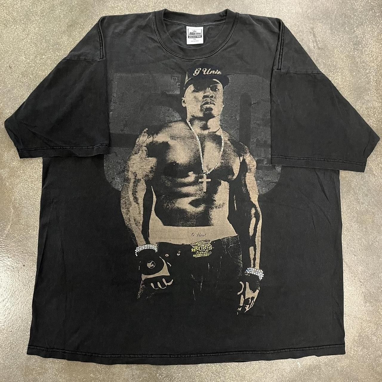 Vintage VTG 2000s G Unit 50 Cent Rap Faded Black Graphic T shirt | Grailed