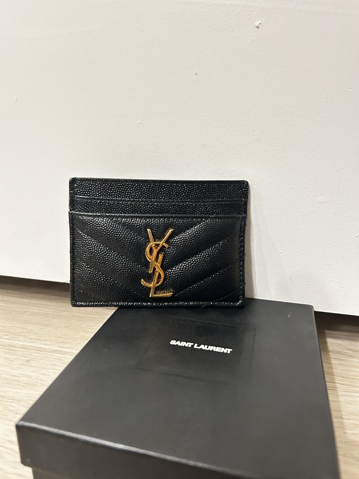 Yves Saint Laurent YSL Card Wallet | Grailed
