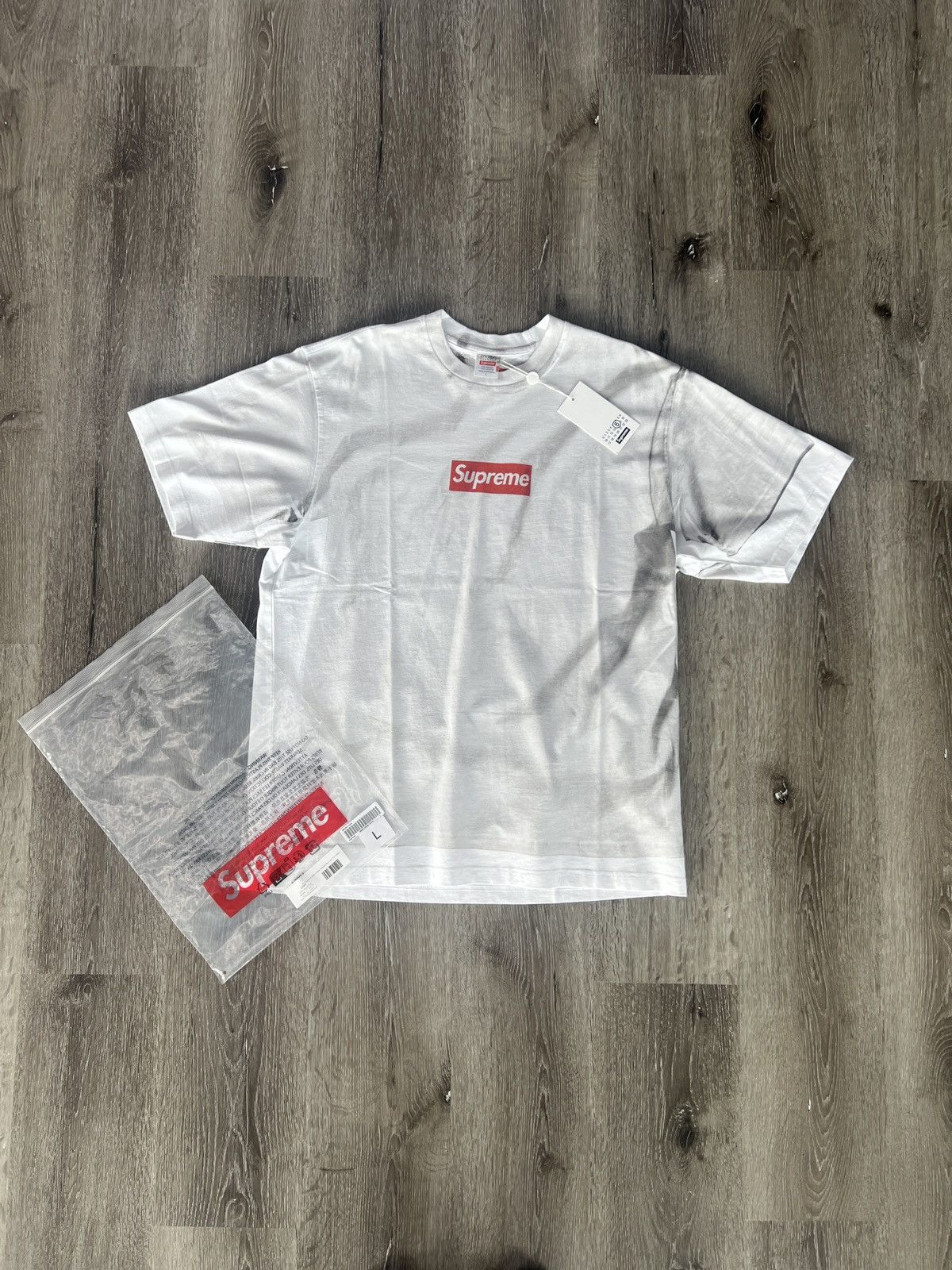 Supreme Supreme x MM6 Maison Margiela “Box Logo” Tee | Grailed