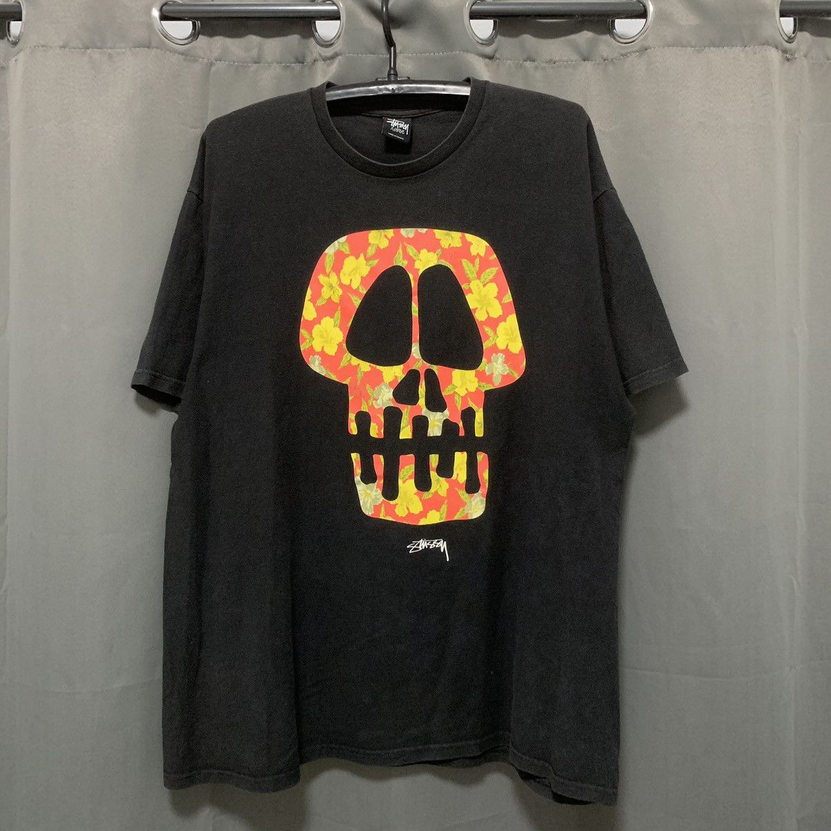 Stussy × Vintage Stussy skull floral | Grailed