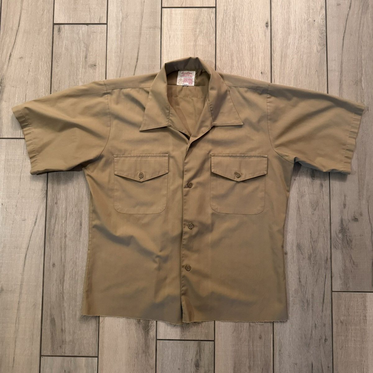 Made In Usa × Military × Stussy Vintage 70s Earth Tone Tan Military ...