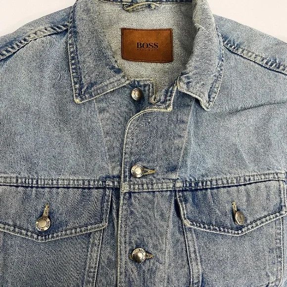 Hugo Boss Vintage Hugo Boss Denim Jacket Made in Italy. | Grailed