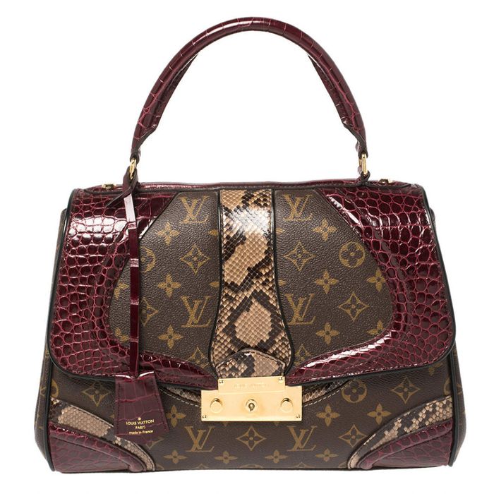 Louis Vuitton Louis Vuitton Crocodile Monogram Monogramissime bag ...