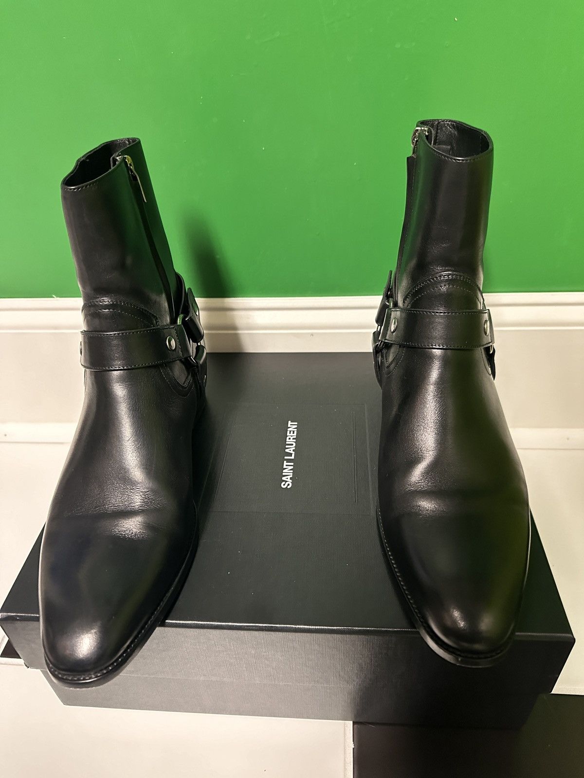 Saint Laurent Paris Saint Laurent Paris - SLP - Wyatt Harness Boots ...